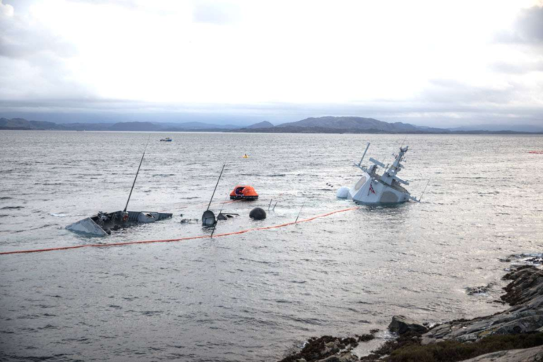 Preliminary report posted on the sinking of Norwegian frigate Helge ...
