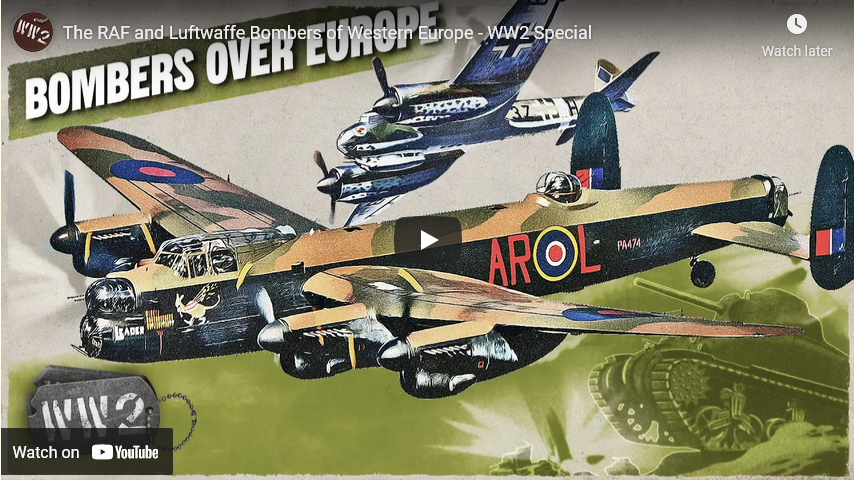 The RAF and Luftwaffe Bombers of Western Europe – WW2 Special ...