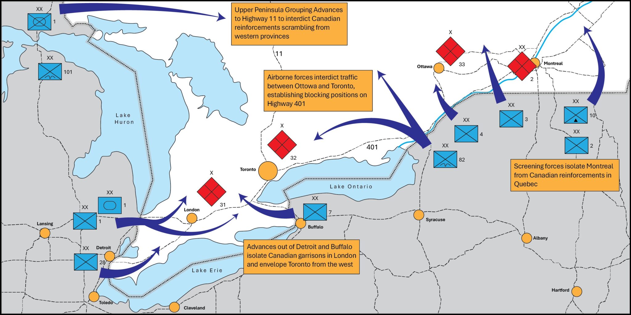Big Serge updates War Plan Red for a 2025 invasion of Justin Trudeau’s ...