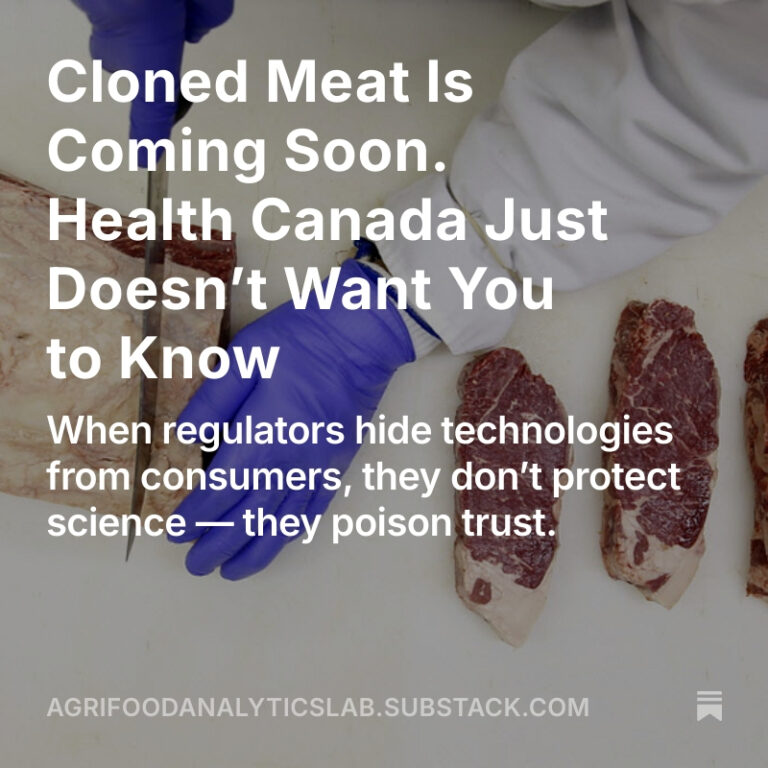 Unlabelled cloned meat – coming soon to Canadian grocery stores ...